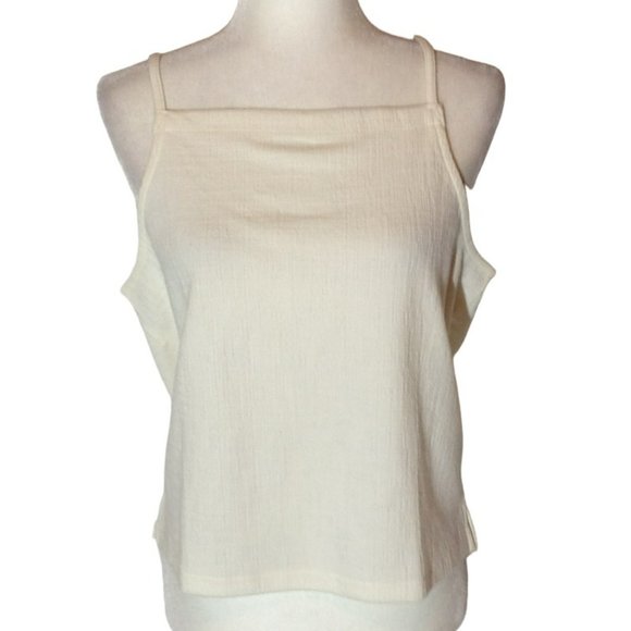 Madewell | Tops | Madewell Textured Tank Top New With Tickets Size ...